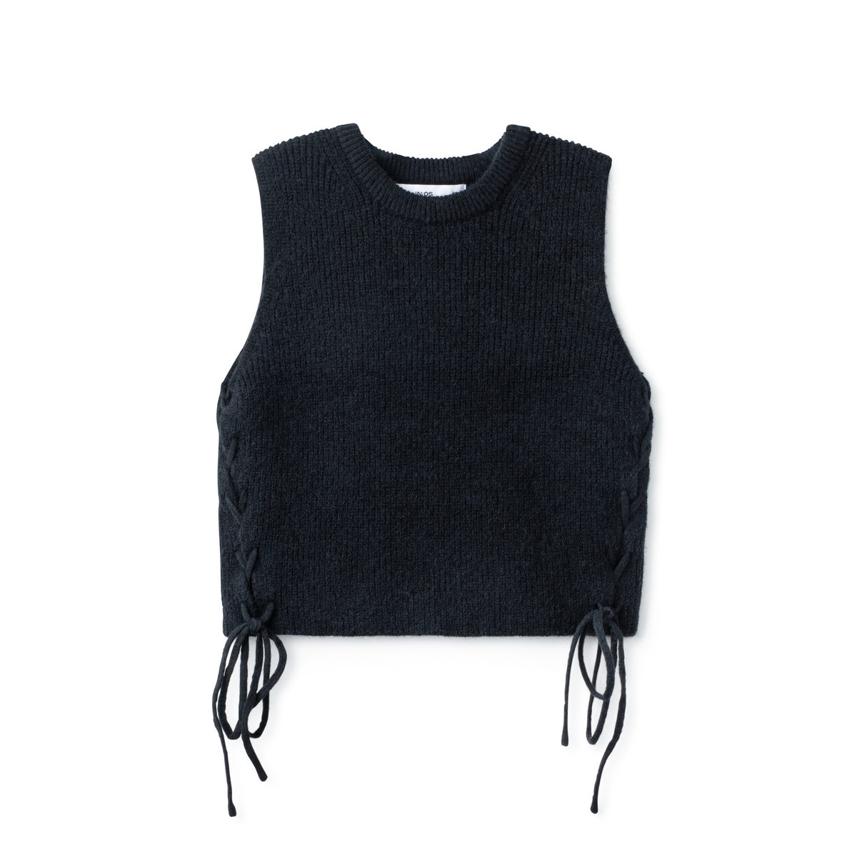 Lace-up Tie Vest IN: Black – IN:05NY