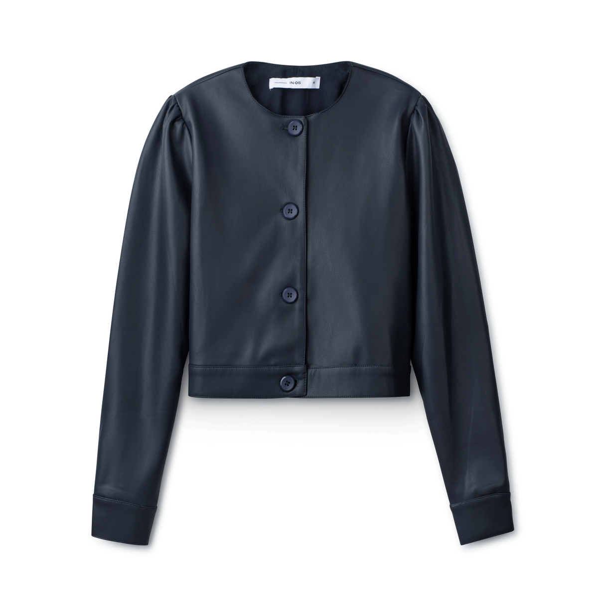 Classic Leather Jacket IN: Navy – IN:05NY