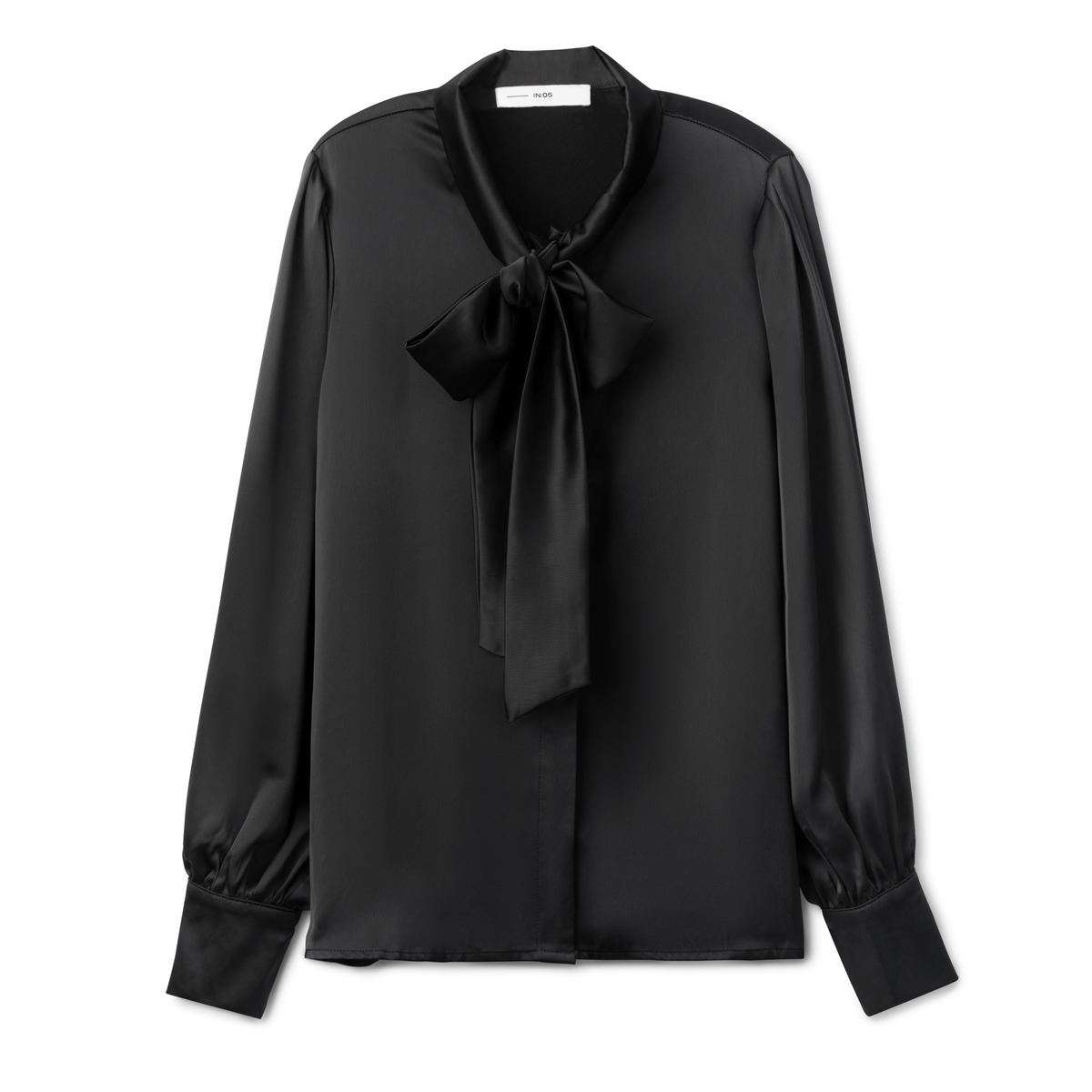 Silk Tie Blouse IN: Black – IN:05NY