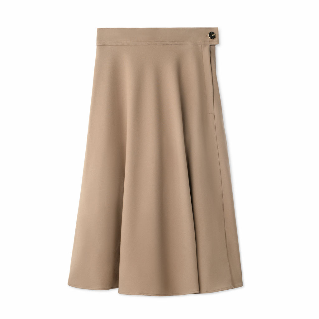 Signature Short Circle Skirt- Taupe – IN:05NY